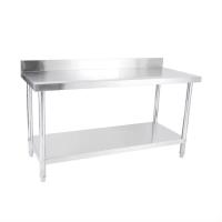China Food safe Stainless Steel Worktables constructed from stainless steel offering rust resistance and long term durability for professional kitchen for sale