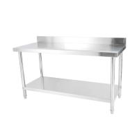 China Food safe Stainless Steel Worktables constructed from stainless steel offering rust resistance and long term durability for professional kitchen for sale