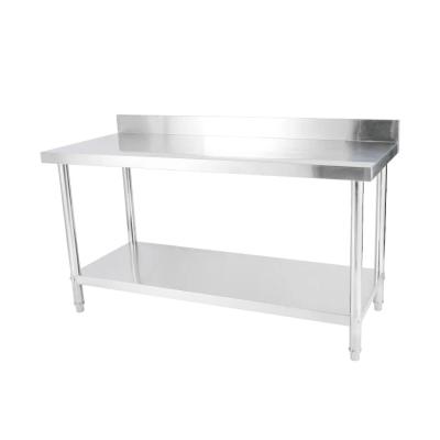 China Food safe Stainless Steel Worktables constructed from stainless steel offering rust resistance and long term durability for professional kitchen for sale