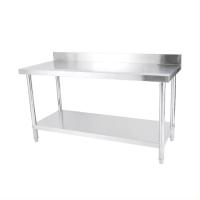 China Food safe Stainless Steel Worktables constructed from stainless steel offering rust resistance and long term durability for professional kitchen for sale