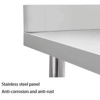 China Food safe Stainless Steel Worktables constructed from stainless steel offering rust resistance and long term durability for professional kitchen for sale