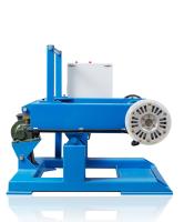 China Double Axis Type Cable Coiling Machine Automatic Metering Microcomputer Lan for sale