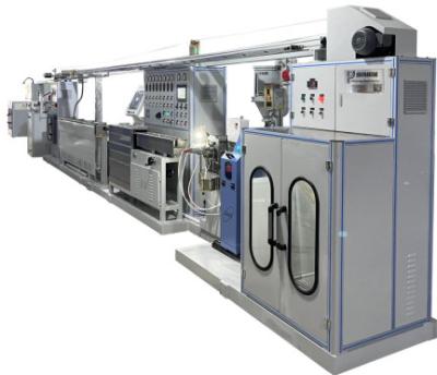 China High Temperature Φ20mm FEP FPA ETEE Teflon Cable Extrusion Line 1 Year Warranty for sale