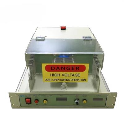 China 220V AC 15KV Wire And Cable High Frequency Spark Tester With Switch Chain Protection Device for sale