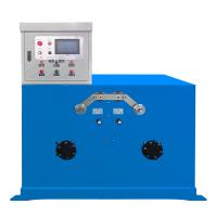 China 500mm PLC Wire Cable Extruder Automatic Metering Tie Loading And Shaft Loading Structure Double Shaft Take Up Machine for sale