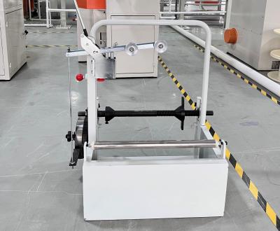China Φ630mm Stable Tension Double Heads Pay Off Unit For Enameled Tinned Wire Bare for sale