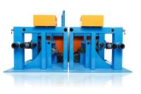 China High-quality Φ630mm Shaftless Double-head Power Pay-off Stand With Geared Motor for sale