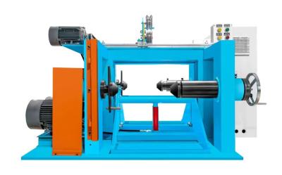 China Pneumatic Shaftless Copper Cable Manufacturing 500/630 Double Take Up Rewinding Machine for sale