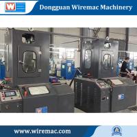 China In-Line Type Double Wire Drawing Machine With 2 Spoolers For Copper/Aluminum for sale