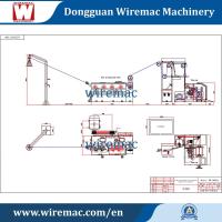 China Medium Copper Wire Drawing Machine With 630mm Single Spool Take Up for sale