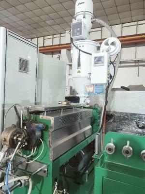 China Twin Screw Cable Extruder Machine Multimode Take Up Power 3.75KW for sale