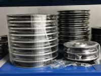 China 110x22mm Wire Drawing Machine Parts , Alloy Aluminum Idler Pulley for sale
