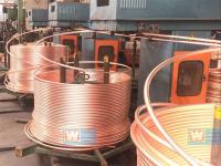 China Wiremac PLC Copper Rod Making Machine , 480V Vertical Continuous Casting Machine for sale