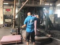 China SGS Electric 	Copper Rod Casting Machine 1000Kg/H Double Servo Motor for sale