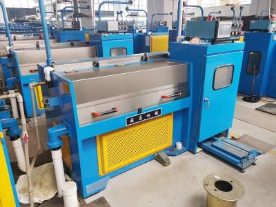 China 400V Full Automatic Fine Wire Drawing Machine With 4KW Take Up for sale