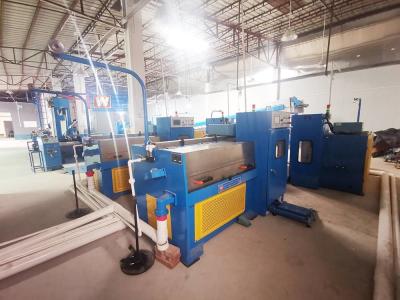 China Lubrication Type Fine Wire Drawing Machine With Man Machine Interface for sale