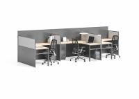 China Verdure Office Panel System with 45-Degree Aesthetics, Modular Design for Task-Oriented Workspace for sale