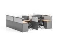 China Verdure Office Panel System with 45-Degree Aesthetics, Modular Design for Task-Oriented Workspace for sale