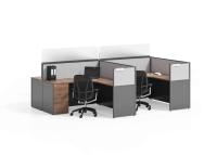 China Verdure Office Panel System with 45-Degree Aesthetics, Modular Design for Task-Oriented Workspace for sale