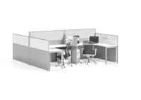China Verdure Office Panel System with 45-Degree Aesthetics, Modular Design for Task-Oriented Workspace for sale