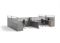 China Verdure Office Panel System with 45-Degree Aesthetics, Modular Design for Task-Oriented Workspace for sale