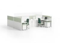 China Verdure Office Panel System with 45-Degree Aesthetics, Modular Design for Task-Oriented Workspace for sale