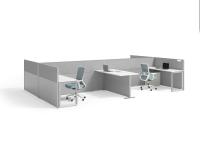 China Verdure Office Panel System with 45-Degree Aesthetics, Modular Design for Task-Oriented Workspace for sale