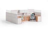 China Verdure Office Panel System with 45-Degree Aesthetics, Modular Design for Task-Oriented Workspace for sale