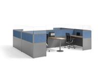 China Verdure Office Panel System with 45-Degree Aesthetics, Modular Design for Task-Oriented Workspace for sale