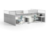 China Verdure Office Panel System with 45-Degree Aesthetics, Modular Design for Task-Oriented Workspace for sale