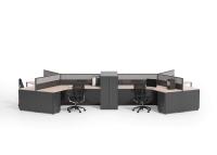 China Verdure Office Panel System with 45-Degree Aesthetics, Modular Design for Task-Oriented Workspace for sale