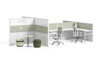 China Verdure Office Panel System with 45-Degree Aesthetics, Modular Design for Task-Oriented Workspace for sale