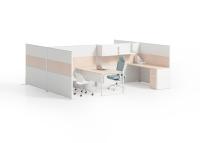 China Verdure Office Panel System with 45-Degree Aesthetics, Modular Design for Task-Oriented Workspace for sale