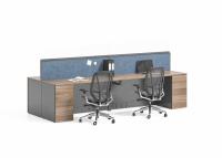 China Verdure Office Panel System with 45-Degree Aesthetics, Modular Design for Task-Oriented Workspace for sale