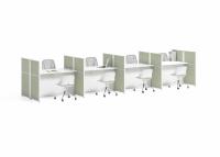 China Verdure Office Panel System with 45-Degree Aesthetics, Modular Design for Task-Oriented Workspace for sale