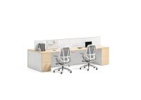 China Verdure Office Panel System with 45-Degree Aesthetics, Modular Design for Task-Oriented Workspace for sale