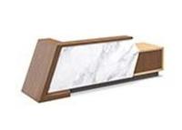 China I Key Modern Reception Desk with Geometric Design and Dual Functionality - W4800*D950*H1110(mm) for sale