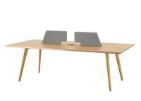 China Jason Wooden Lounge Table with Geometric Design for Modern Desks for sale