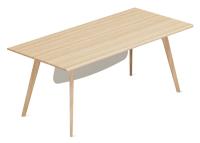 China Jason Wooden Lounge Table with Geometric Design for Modern Desks for sale