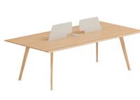 China Jason Wooden Lounge Table with Geometric Design for Modern Desks for sale