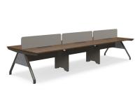 China Lido Pro-Desks Aluminum-frame Workstation with Functional Beam and Multiple Color Options for sale