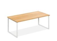 China Linz II Minimalist White Office Desk with Hidden Divided Grids and 2886 mm Length for sale