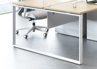 China Linz II L-Shape Structure Conference Table with Modern Retro Styling and Multiple Sizes for Office Meetings for sale
