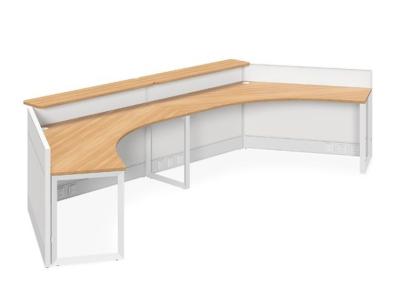 China Geometric Design Dual Functionality Modern Style Desk and Workstation for sale
