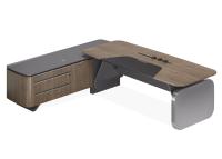 China Altaes 2 Modern Executive Desk with Futuristic Aesthetic and W2880*D2240*H750-1150(mm) Dimensions for sale