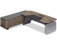 China Altaes 2 Modern Executive Desk with Futuristic Aesthetic and W2880*D2240*H750-1150(mm) Dimensions for sale