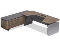 China Altaes 2 Modern Executive Desk with Futuristic Aesthetic and W2880*D2240*H750-1150(mm) Dimensions for sale