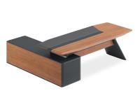 China Aulenti 2 Luxury Office Desk with W6600*D2000*H760(mm) and W3600*D1500*H760(mm) Dimensions for Private Office for sale
