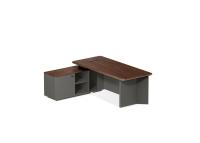 China Menda Private Office Executive Desk with Minimalist Surface and Warm Beige Palette in W3200*D1900*H750(mm) for sale