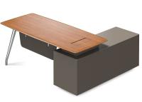 China Varna L Shaped Executive Desk with Stable Design and Multiple Size Options for Private Office for sale